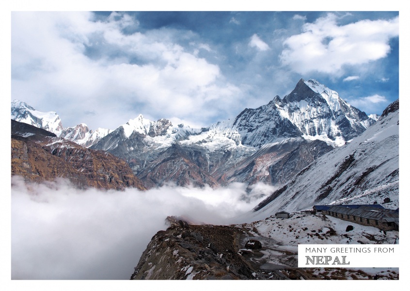 Nepal – Himalaya | Urlaubsgrüße und Sprüche 🗺️🏖️📸 | Echte Postkarten ...